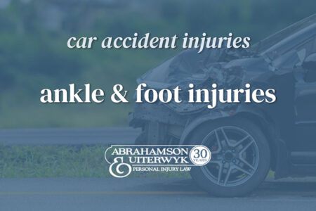 Car Accident Foot Injury & Ankle Injury Lawyer - Foot Injury From Brake ...