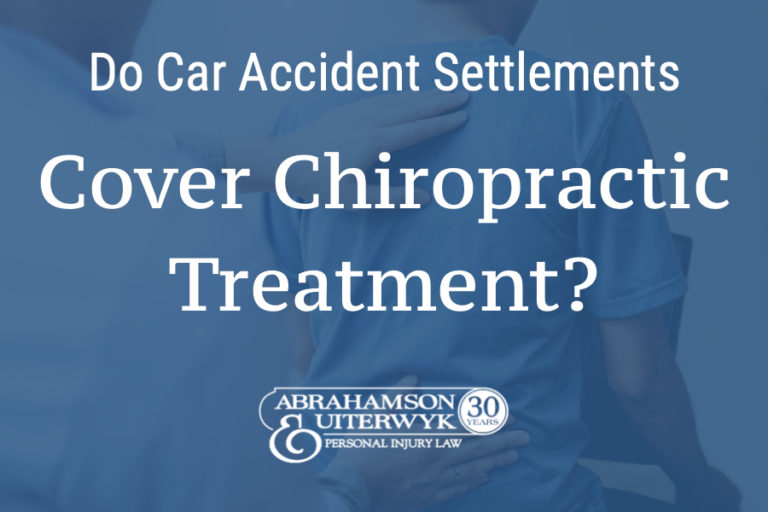 Do Car Accident Settlements Cover Chiropractic Treatment?