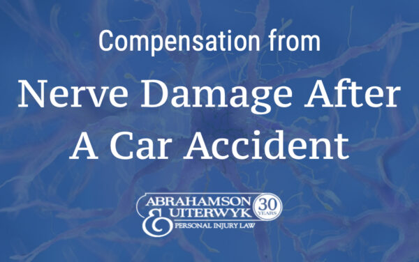 Compensation to Expect From Nerve Damage After a Car Accident