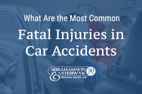 Most Common Fatal Injuries in Car Accidents