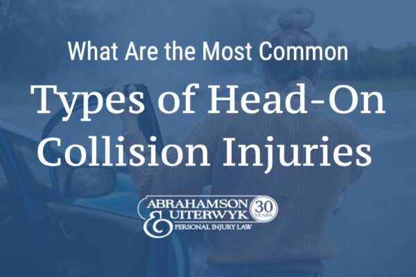 Most Common Types of Head-On Collision Injuries
